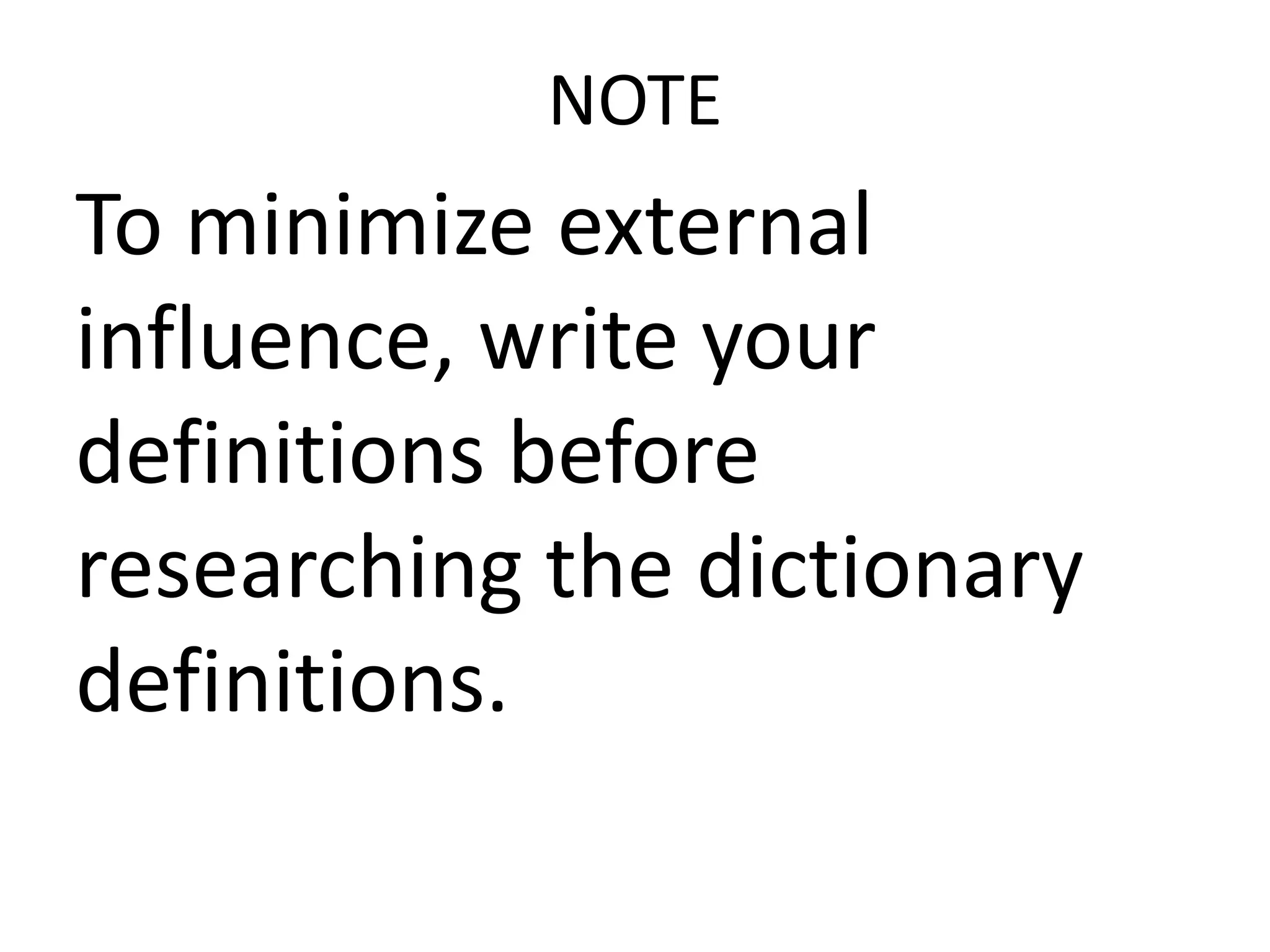 Research Proposal 6 - How to Write the Definitions of Terms | PPSX