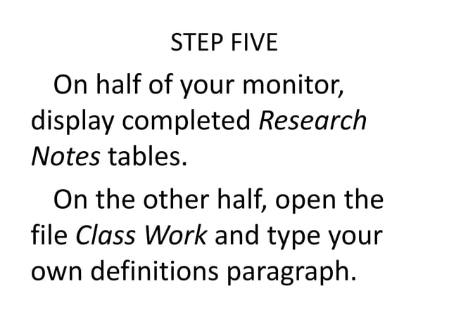 Research Proposal 6 - How to Write the Definitions of Terms | PPSX