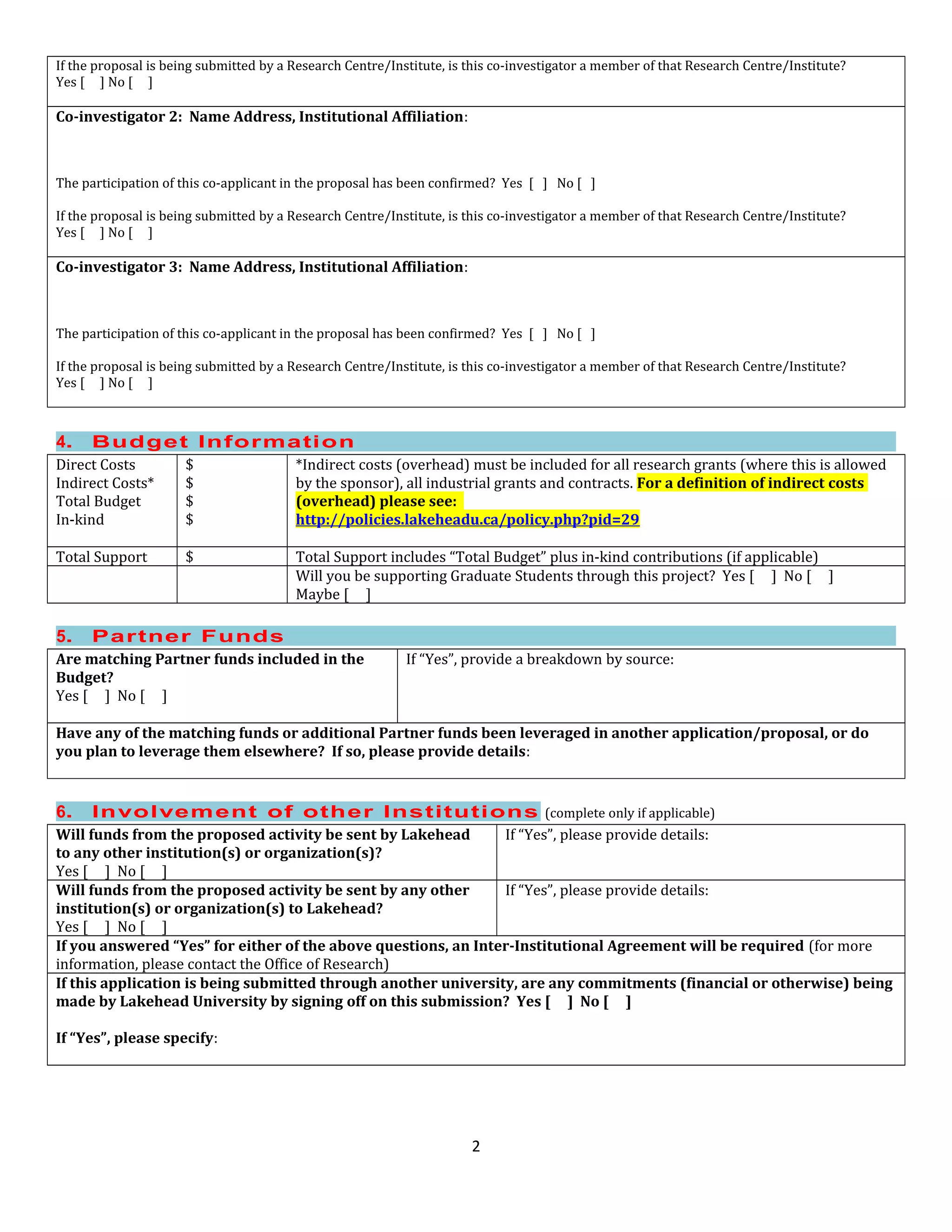 Research proposal approval form (rpaf) | DOC
