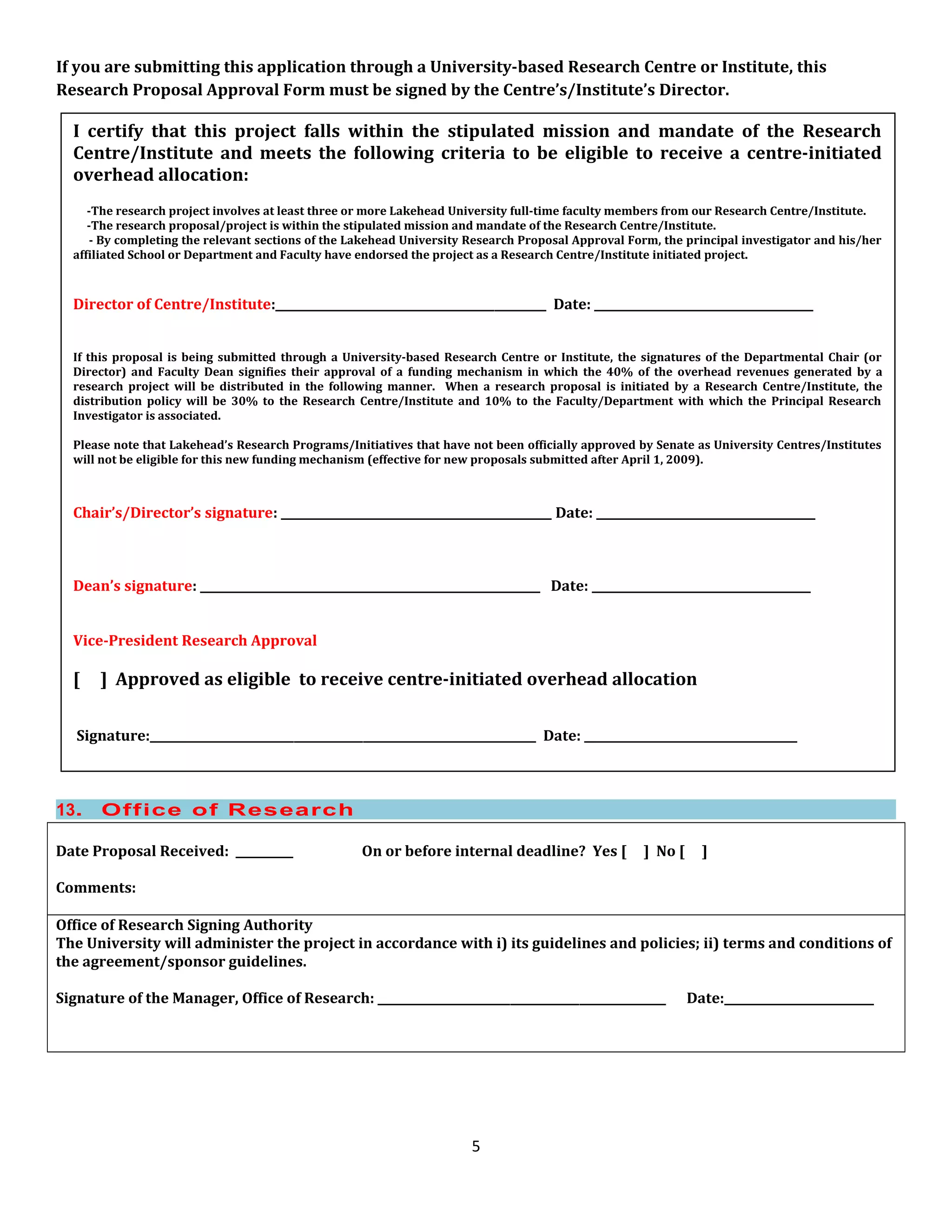 Research proposal approval form (rpaf) | DOC