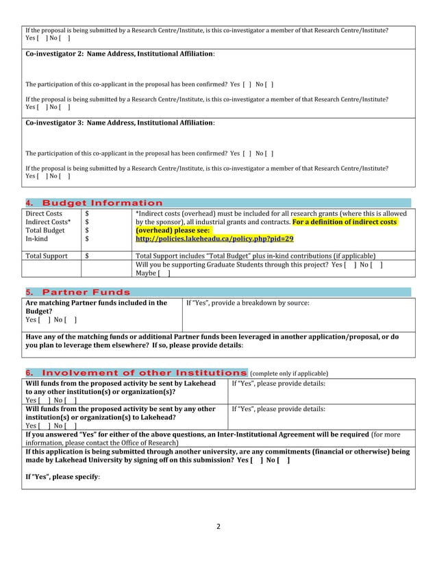 Research proposal approval form (rpaf) | DOC