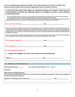 Research proposal approval form (rpaf) | DOC