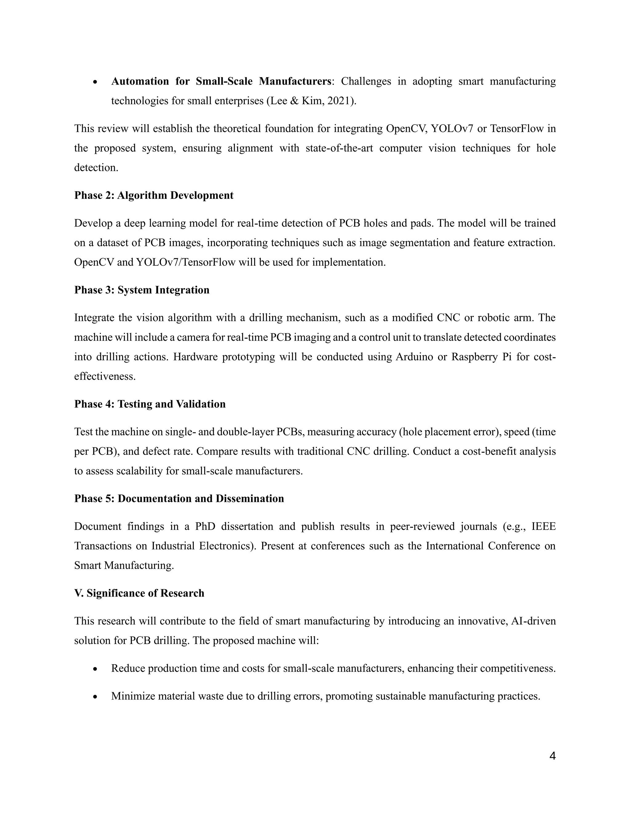 Research Proposal Autonomous PCB Drilling - An AI-Computer Vision Framework for Real-Time Pads ...