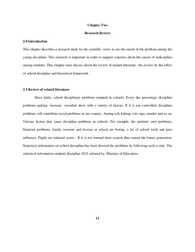 Research Proposal Chapter 2 Research Proposal Chapter 2