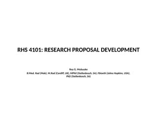Research Proposal Development for students.ppt