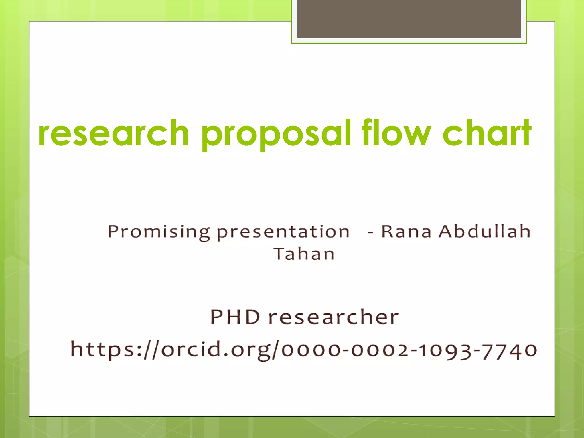 Research proposal flow chart | PDF