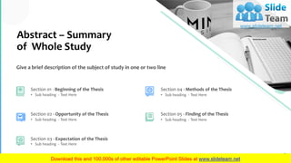 Research Proposal For Thesis PowerPoint Presentation Slides | PDF