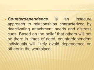 attachment theory. | PPTX