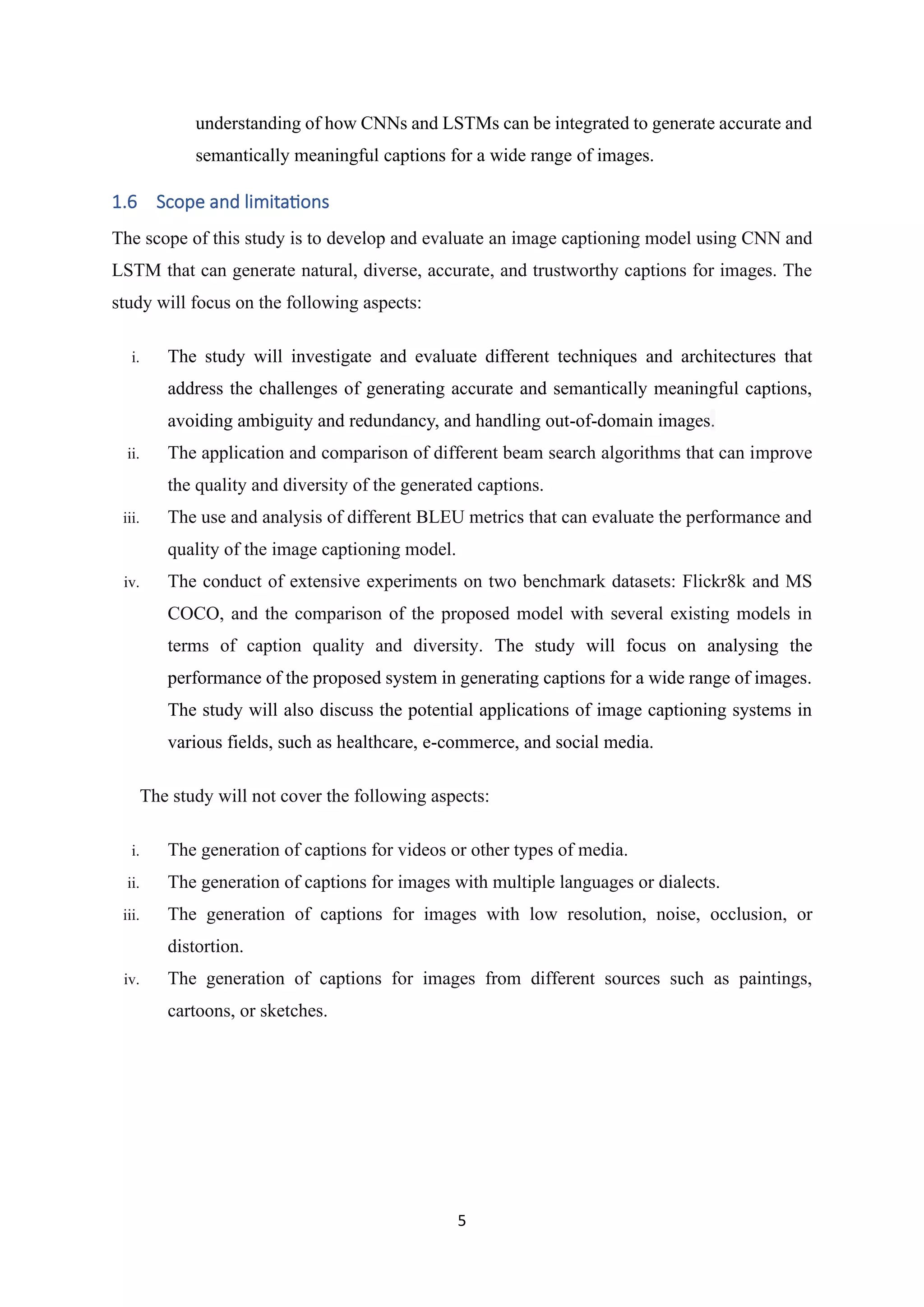 RESEARCH PROPOSAL ON ENHANCING AUTOMATIC IMAGE CAPTIONING SYSTEM LSTM.pdf | Artificial ...