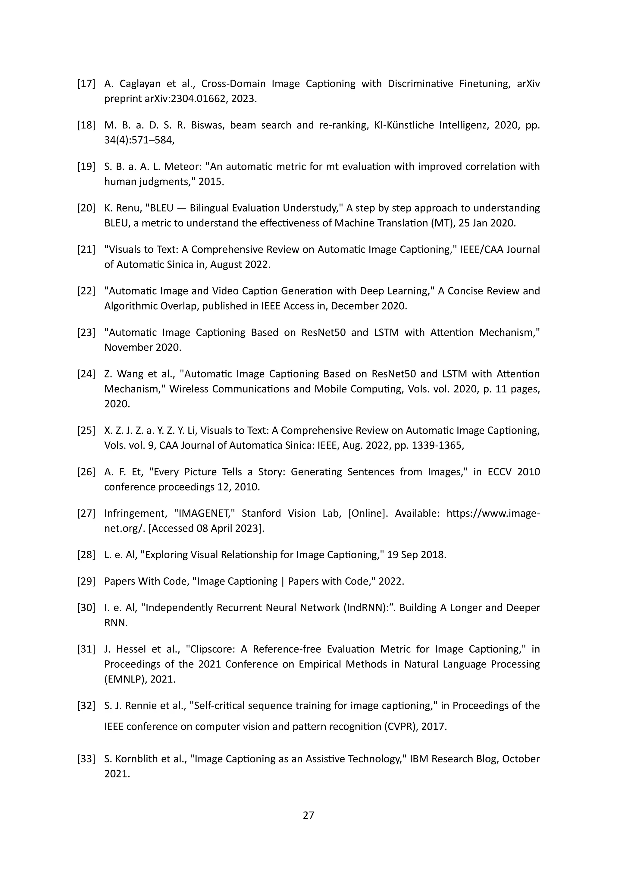 RESEARCH PROPOSAL ON ENHANCING AUTOMATIC IMAGE CAPTIONING SYSTEM LSTM.pdf | Artificial ...