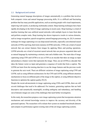 RESEARCH PROPOSAL ON ENHANCING AUTOMATIC IMAGE CAPTIONING SYSTEM LSTM ...