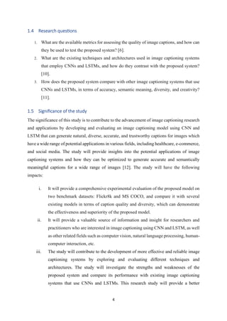 RESEARCH PROPOSAL ON ENHANCING AUTOMATIC IMAGE CAPTIONING SYSTEM LSTM.pdf | Artificial ...