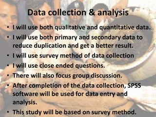 Research proposal on food adulteration in dhaka city | PPT