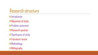 Research proposal ppt | PPTX
