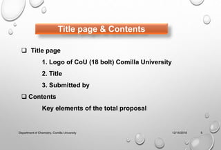 How to write a Research proposal ppt | PPTX