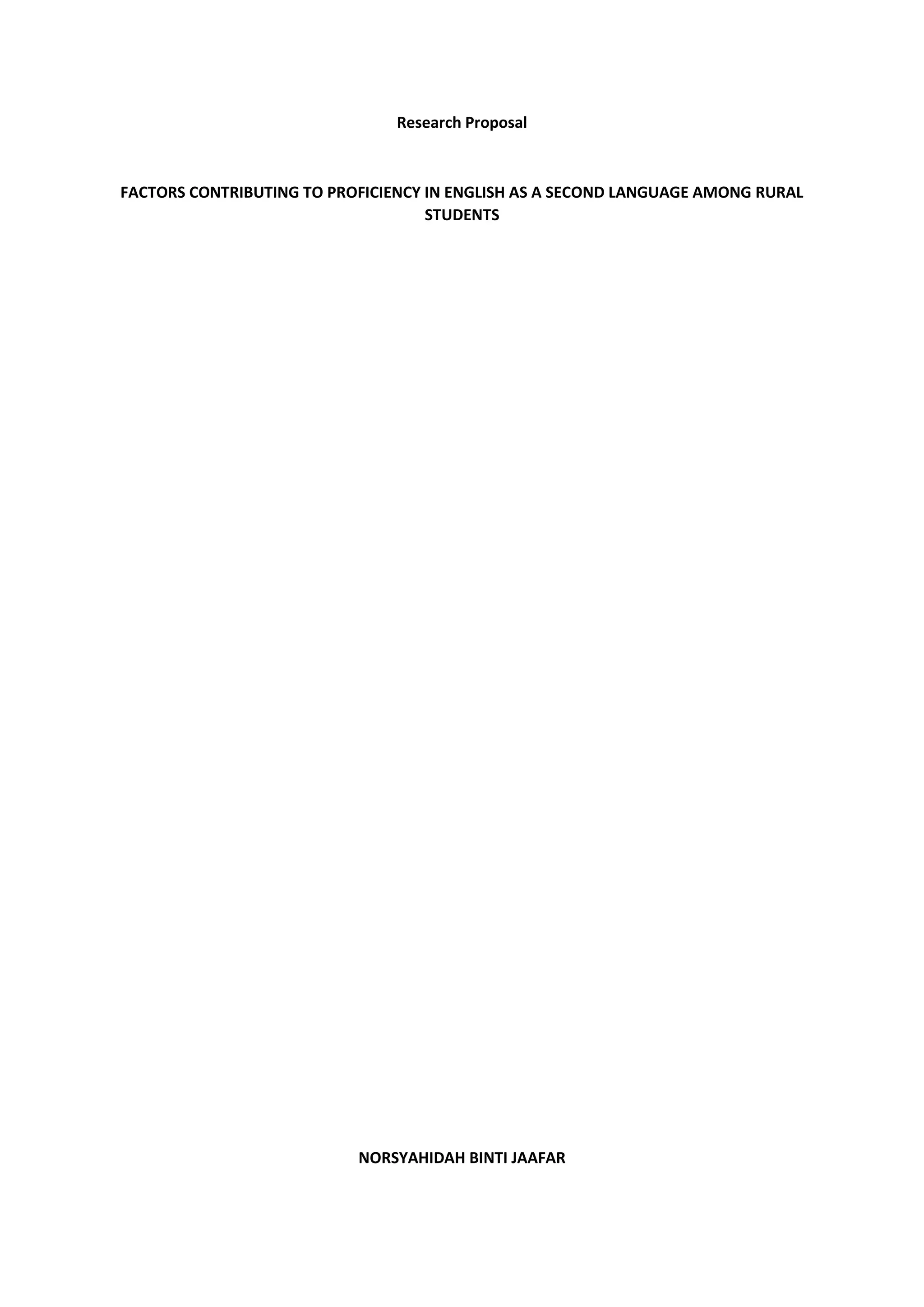 Research proposal (revised) | PDF