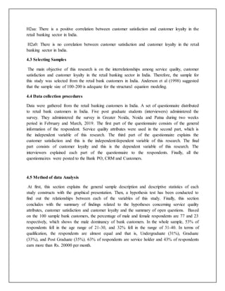Research proposal (Retail Banking) | DOCX
