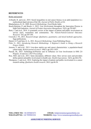 Research Proposal Sample - Instant Assignment Help | PDF