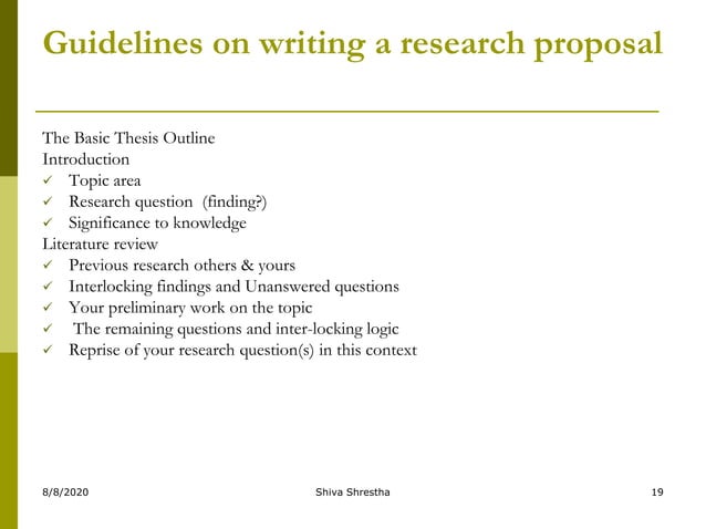 RM_Research Proposal | PPT