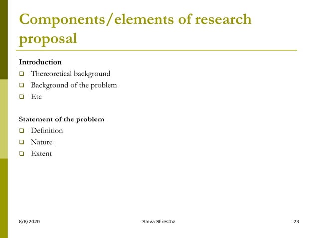 RM_Research Proposal | PPT
