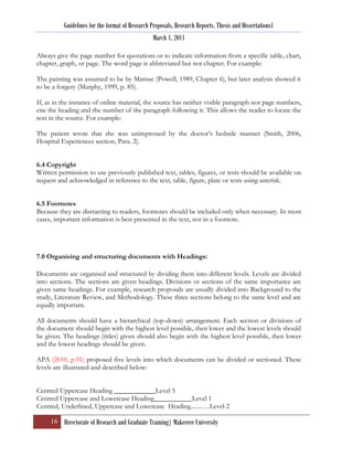 Research proposal & thesis format ver 4 april 2011 | PDF
