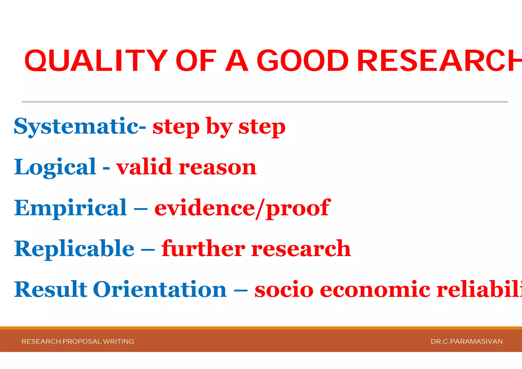 Research proposal writing | PDF