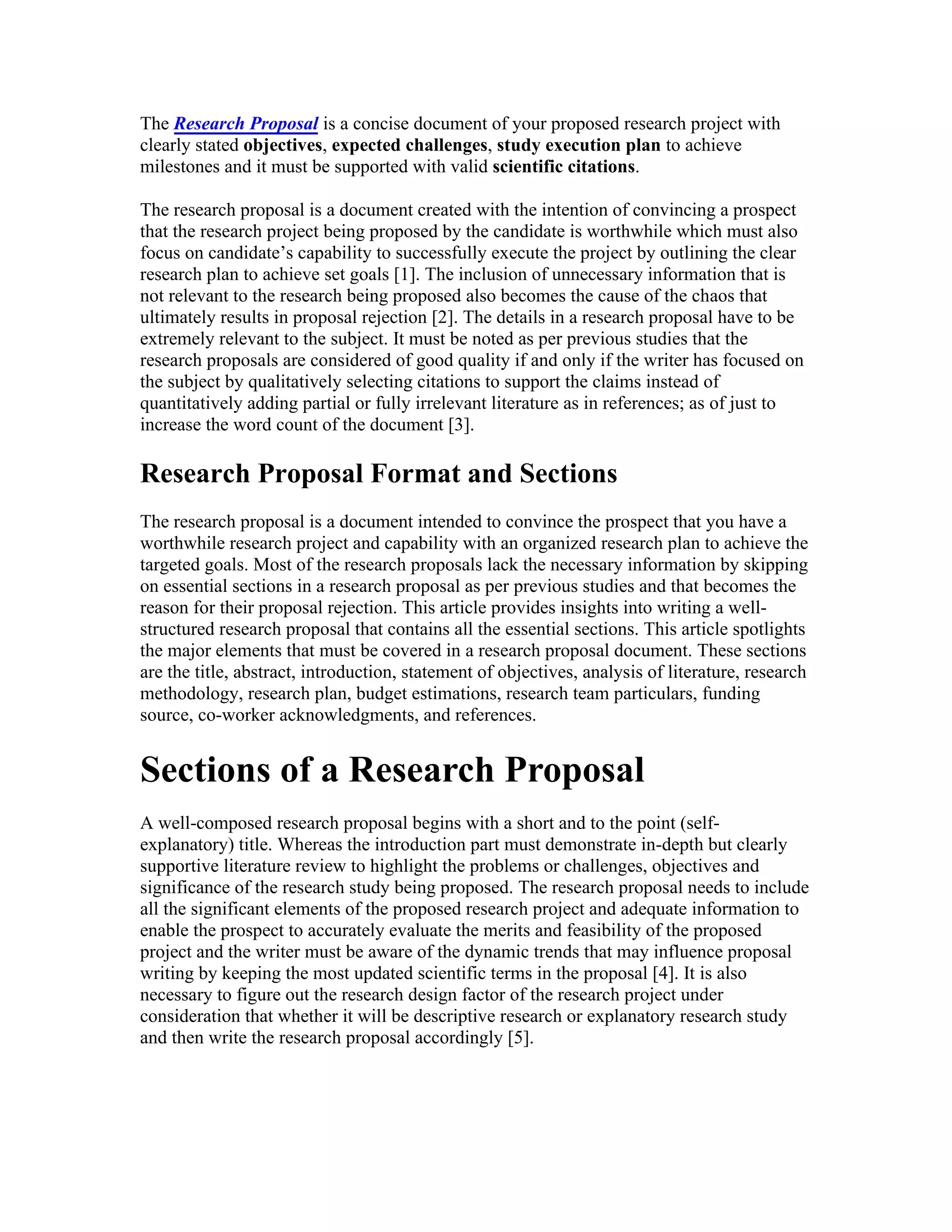 Research proposal writing study and analysis | PDF