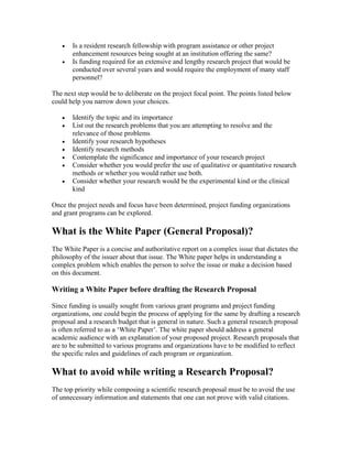 Research proposal writing study and analysis | PDF
