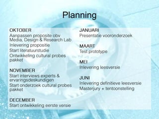 Research Propositie Eindpresentatie | PPT