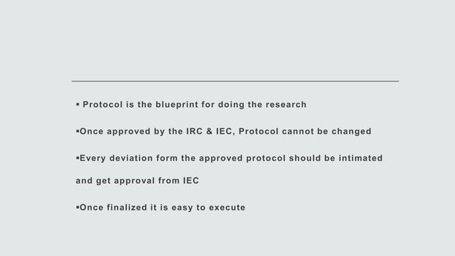 Research protocol | PPTX | Medical Health