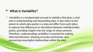Understanding Variability Range and Mean Research | PPT