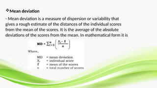 Understanding Variability Range and Mean Research | PPT