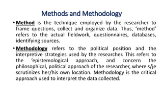 Research Publication | Guidelines for the Beginners | PPTX