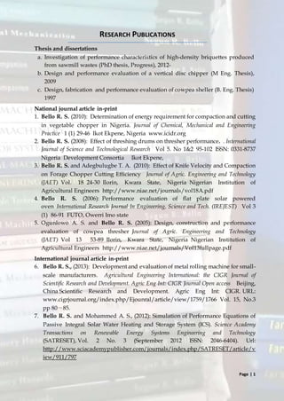 Research publications segun bello | DOCX