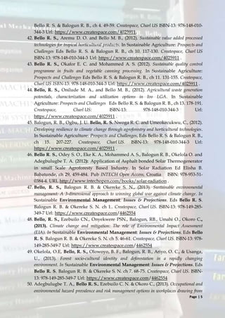 Research publications segun bello | DOCX
