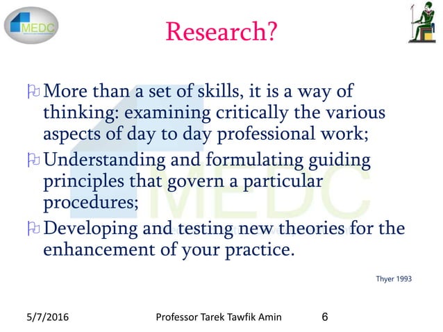 Research question, criteria, formulation, and relation to research ...