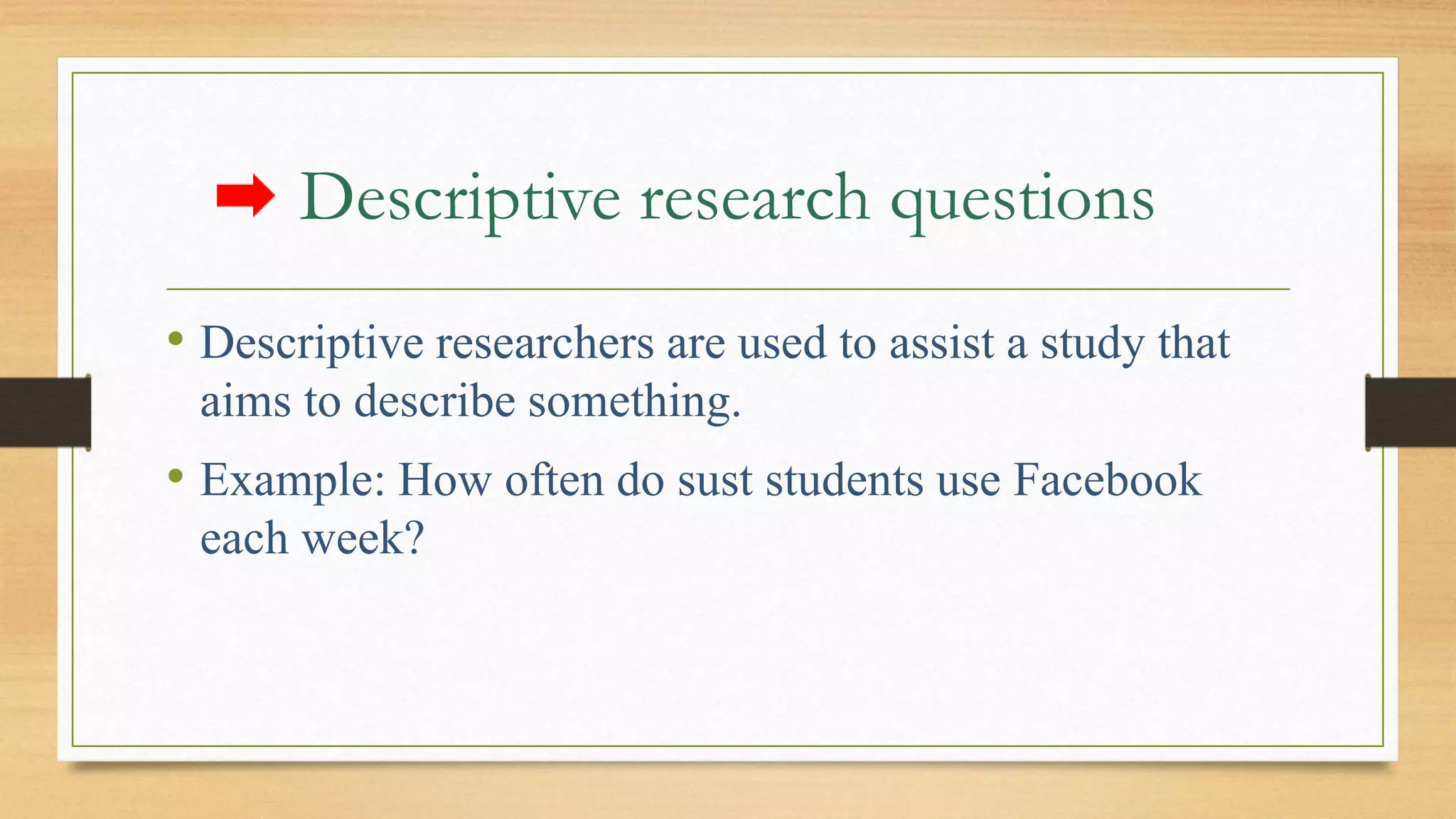 Research question | PPTX