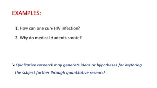 Formulating a Research question/ hypothesis | PPTX