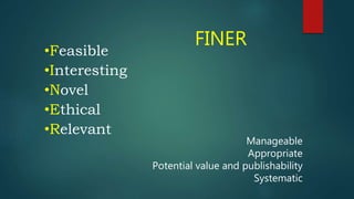 Identifying and formulating a research question: Ayurveda Perspective ...