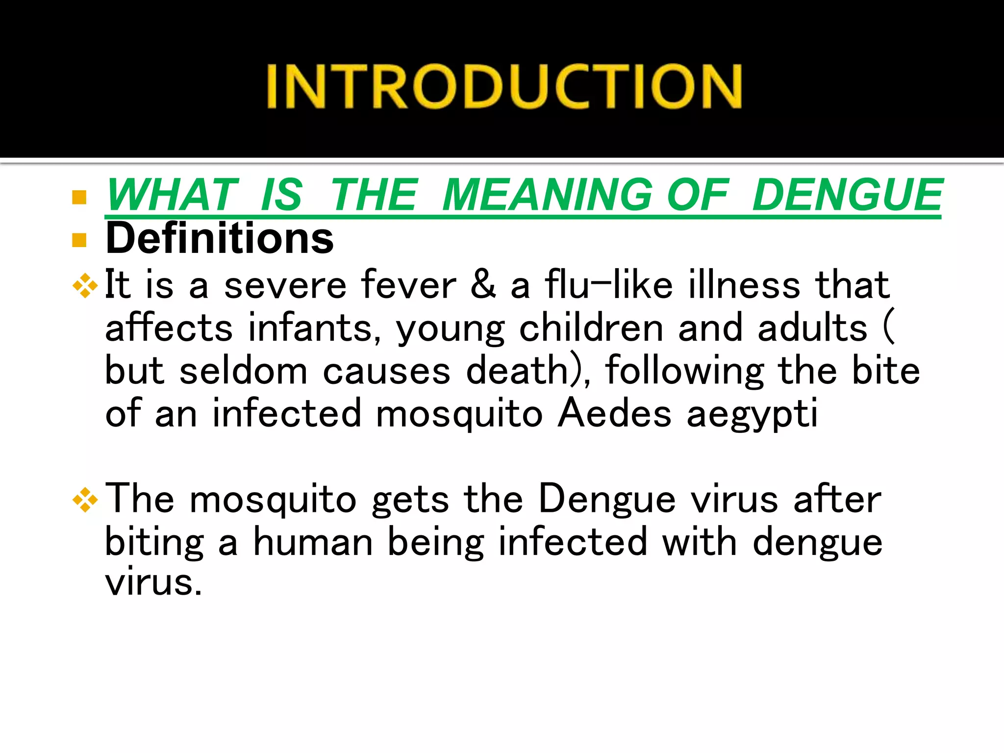 Research question dengue | PPT