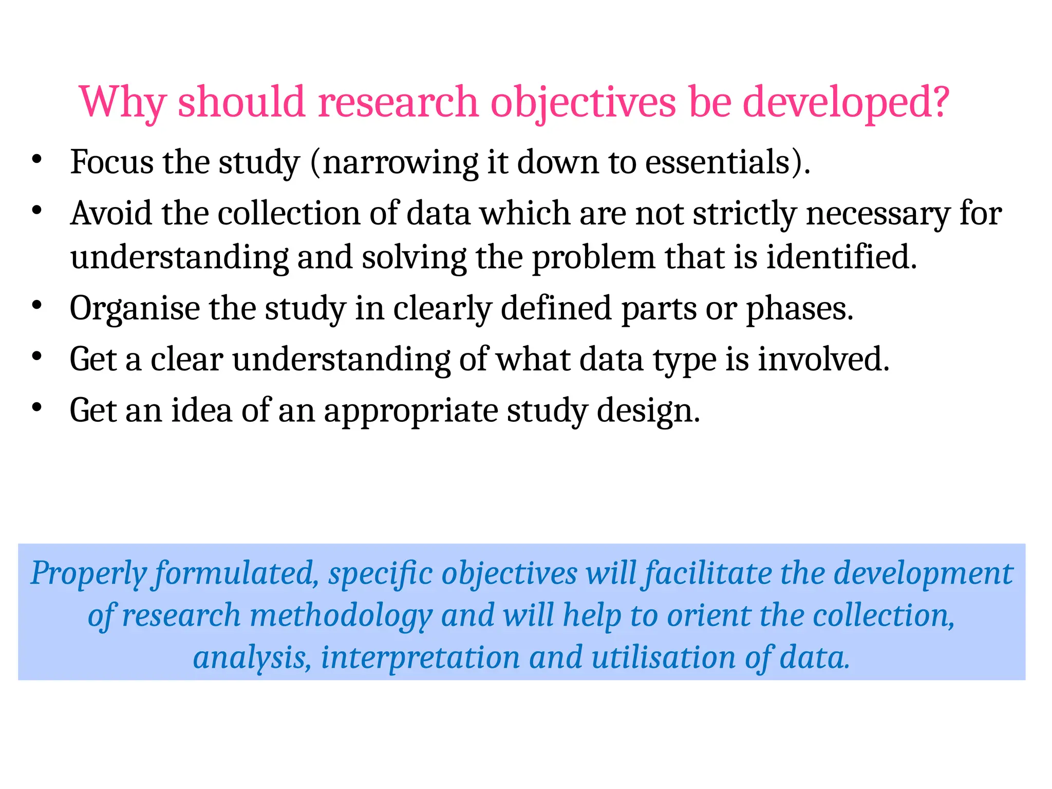 research question, objective and hypothesis | PPTX