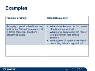 Research questions | PPTX