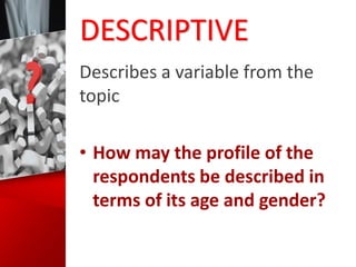 How to Write a Research Question | PDF