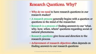 Research questions | PPTX
