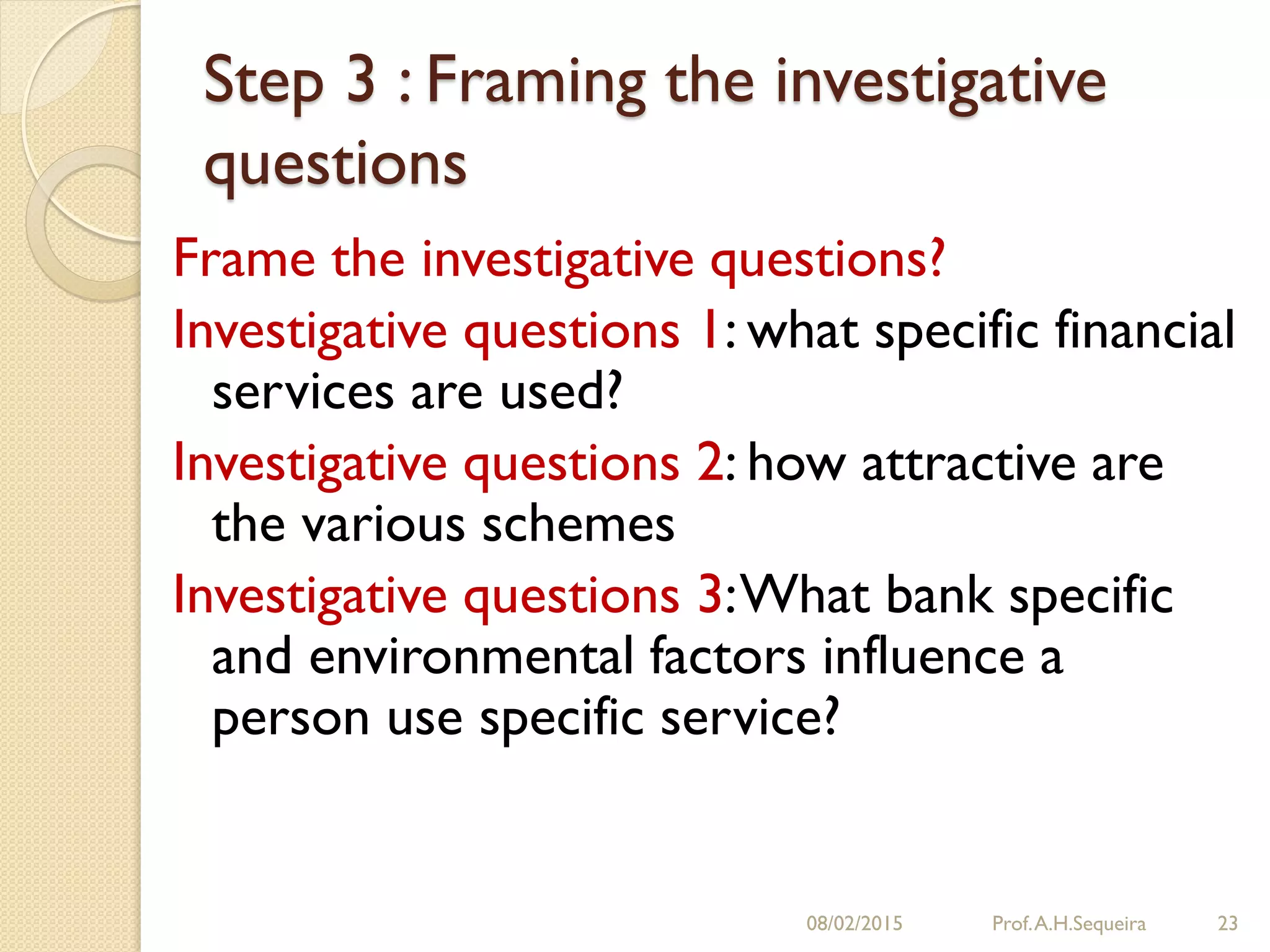 Research questions and research objectives | PDF | Educational ...