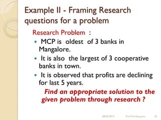 Research questions and research objectives | PDF