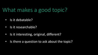 Research Topics and Questions | PPTX | Social Networking | Internet