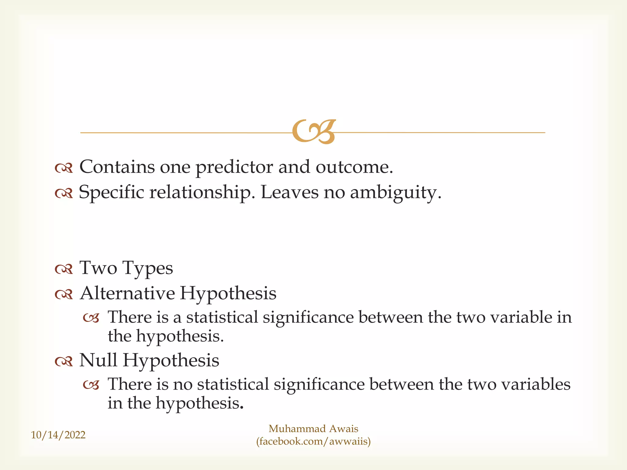 Research Question vs Hypothesis - Mass Media Research.pptx | Science