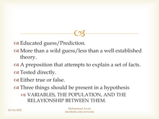 Research Question vs Hypothesis - Mass Media Research.pptx