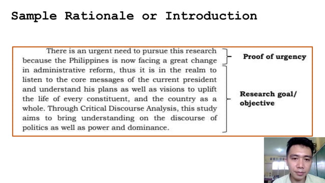 RESEARCH RATIONALE.pptx | Educational Assessment | Education